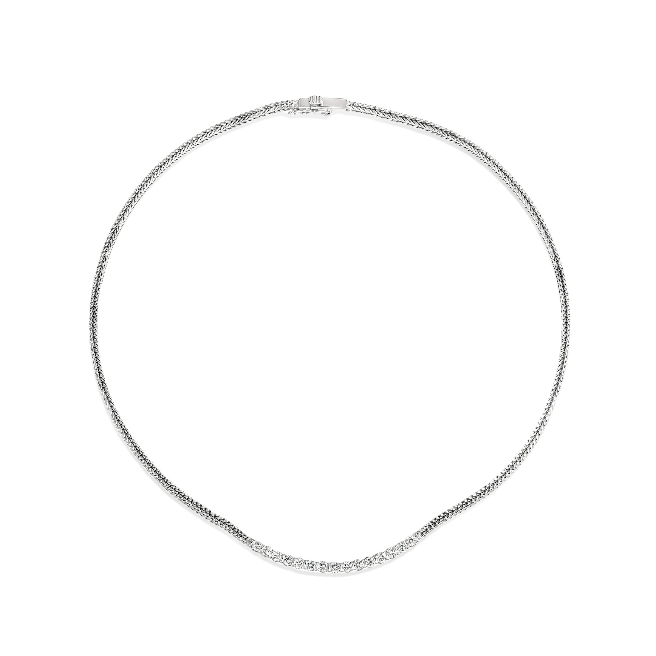 18KT Gold and Diamond Necklace – Raphael Fine Jewelry