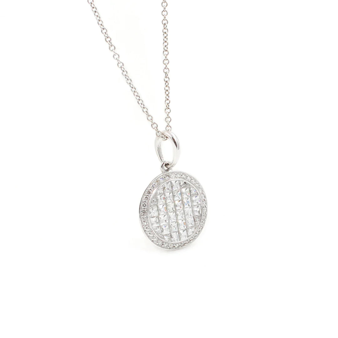 18KT Blaze Cut Diamond Pendant Necklace – Raphael Fine Jewelry